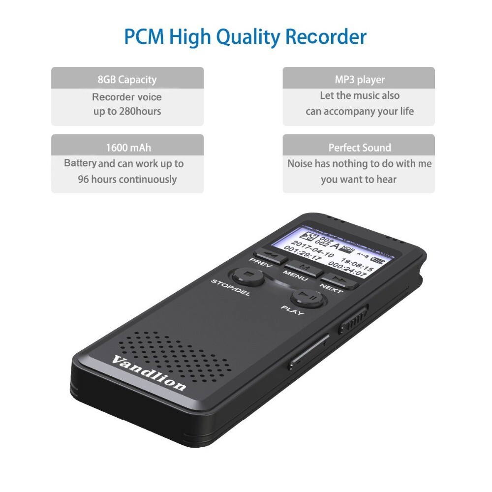 New Professional Voice Activated Digital Audio Voice Recorder 32GB Pen ...