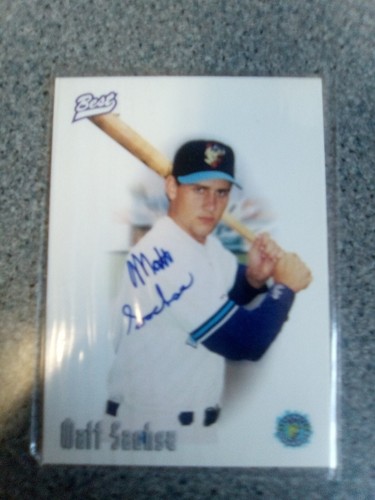 Matt Sachse 1996 Best Rookie Signature Card | eBay