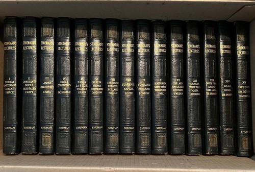 John L. Stoddard's Lectures ©1925 15 volume collection Geo L. Shuman ...