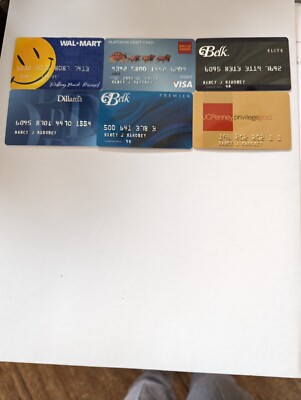 Old Expired Charge Cards From Various Companies For Collector Lovers | eBay
