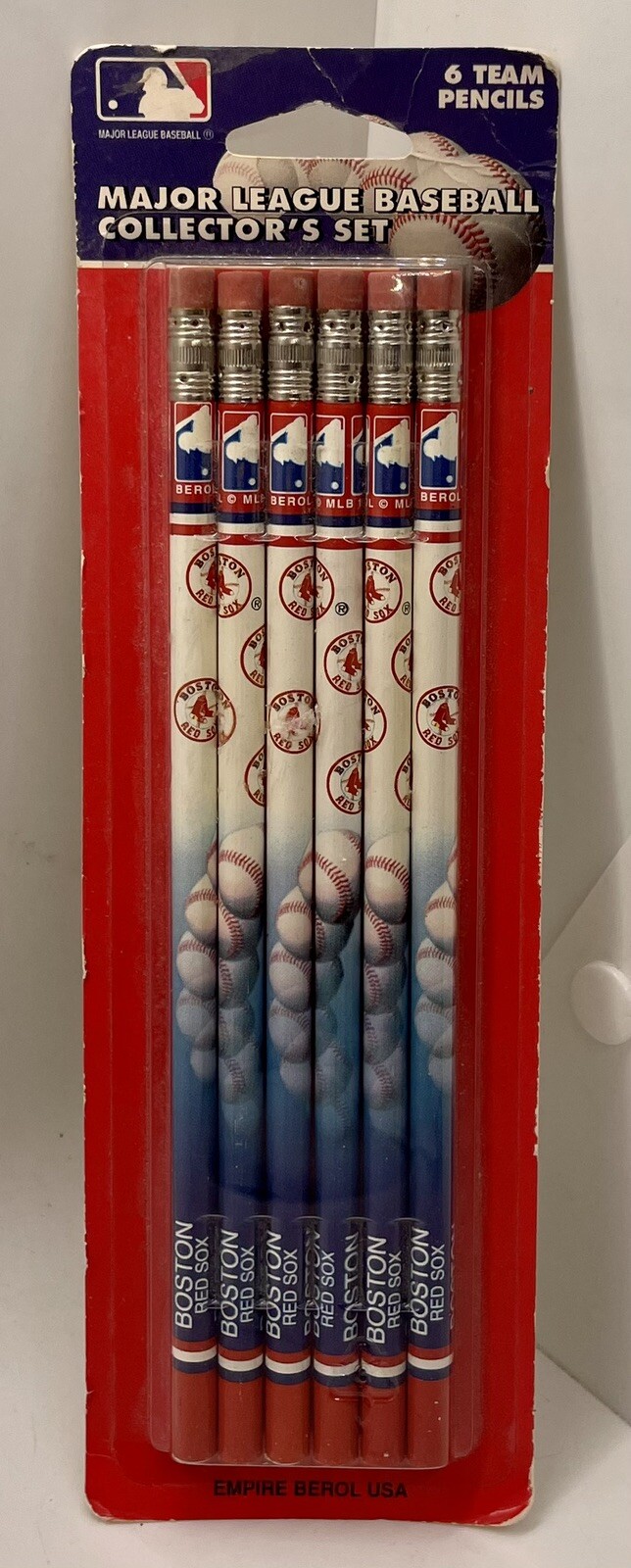 Vintage MLB League Pencils Collectors Empire Berol Boston Red Sox Set ...