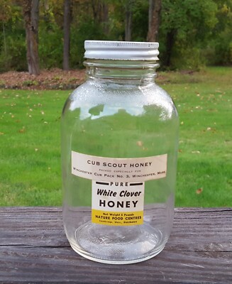 Vintage Cub Scout Honey Jar 5 Pound Winchester Mass. Pack No. 3 | eBay