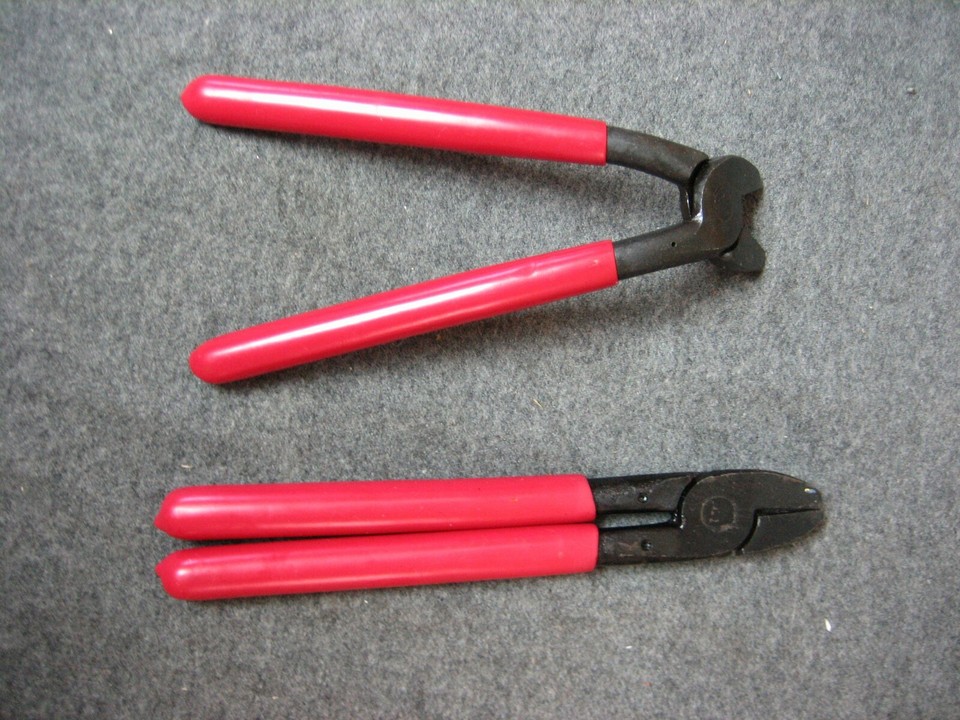 PITTSBURGH Bent Nose & Straight Nose Spring Loaded Pliers Stay Open ...