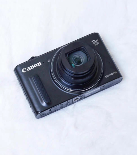 Canon Digital Camera PowerShot SX610 HS Black Optical 18x Zoom-90%new ...