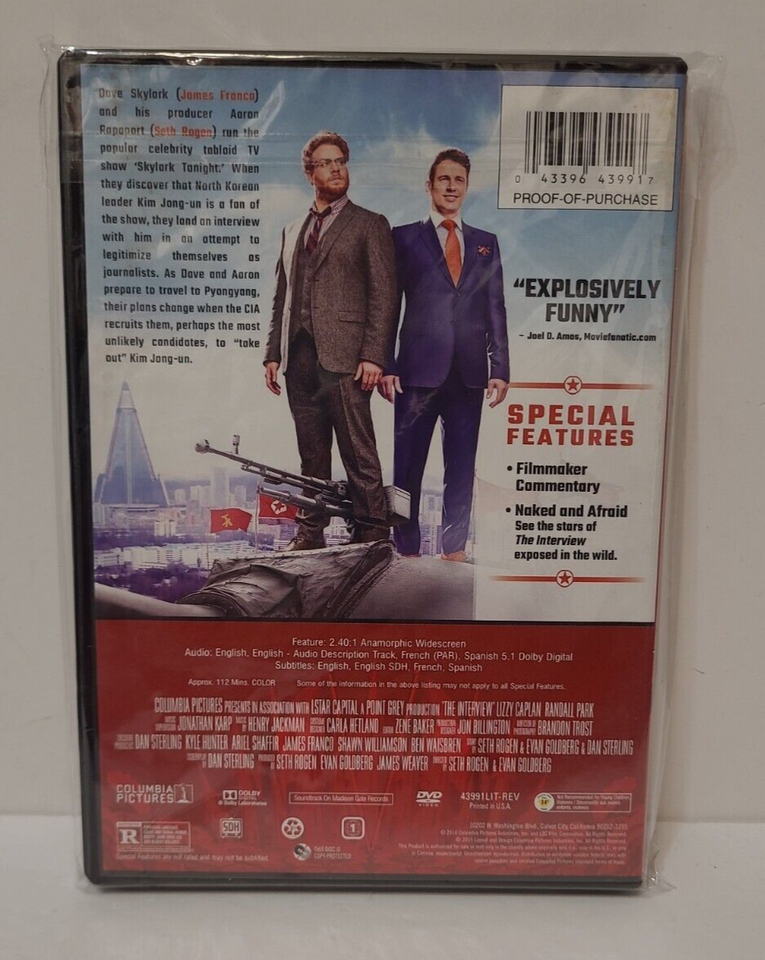 The Interview (DVD, 2014) James Franco/Seth Rogen | eBay