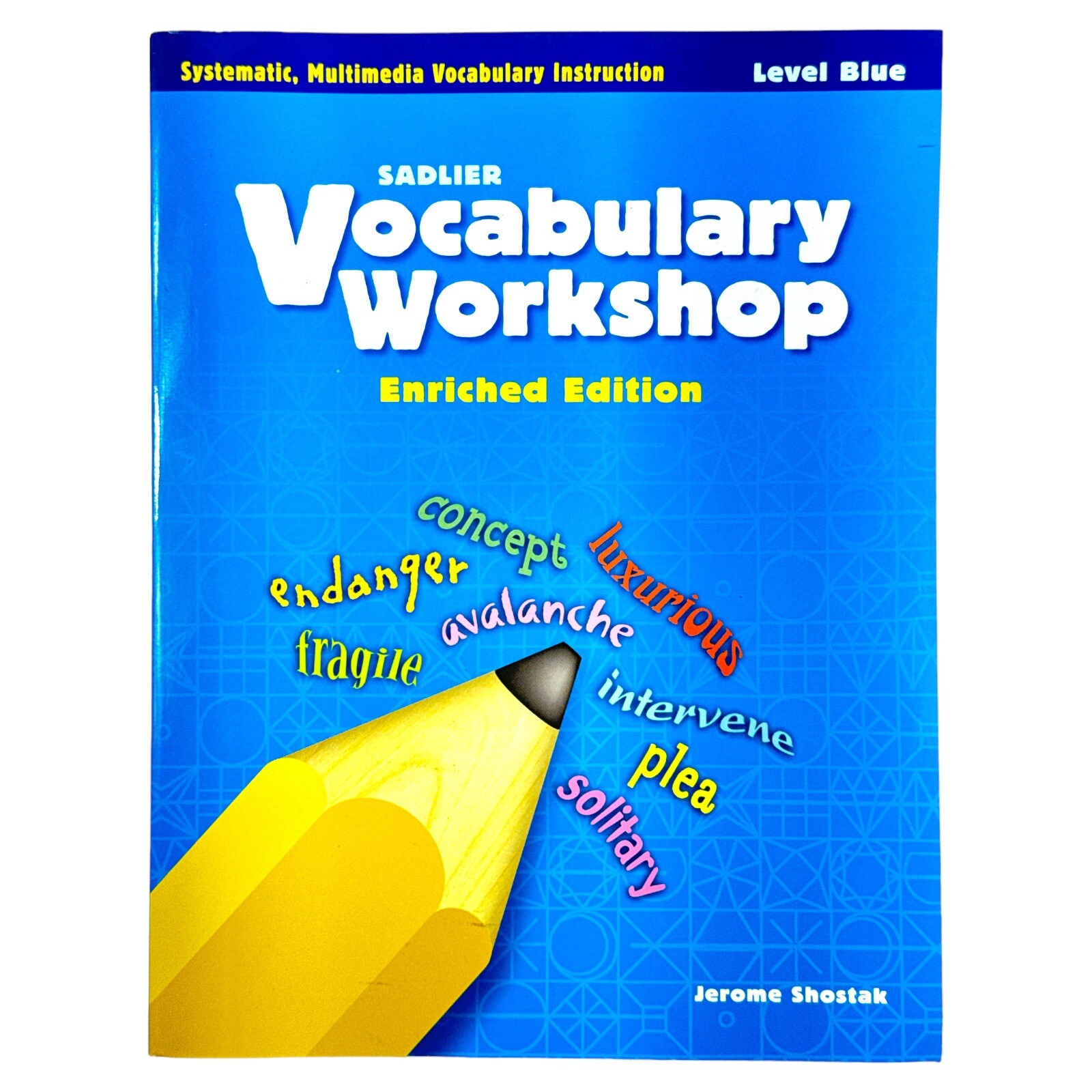 Sadlier Vocabulary Workshop Workbook Level Blue Enriched Edition | eBay