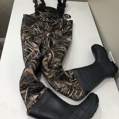 Realtree Chest Waders Neoprene Duck Hunting Waders for Men Size 7 | eBay