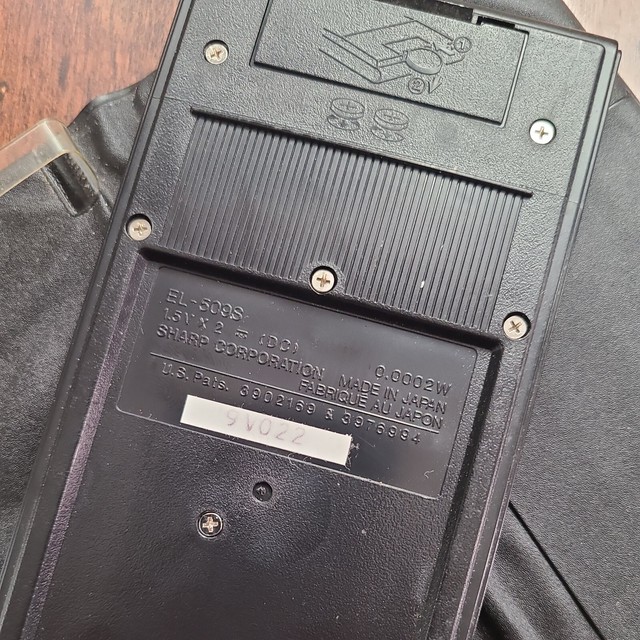 Vintage Sharp Scientific Calculator Model El-509s With Case for sale ...