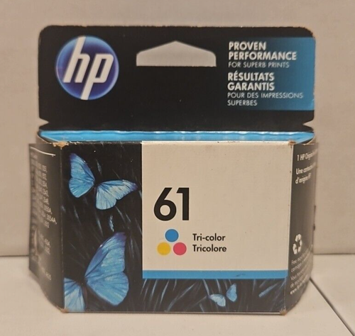 HP 61 Tri-Color Ink Cartridge CH562WN (exp. 09/2022) - New & Sealed | eBay