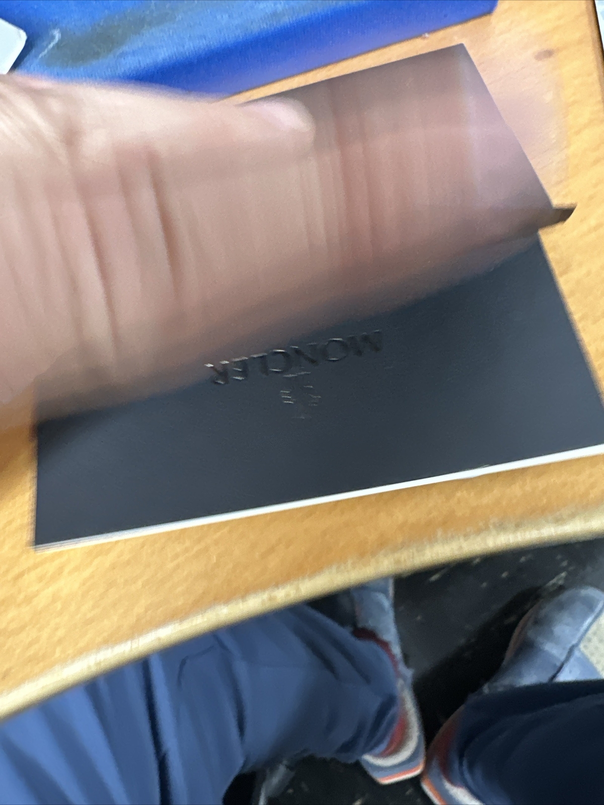 100% Auth New MONCLER Receipt Holder, & Authenticity Card Only!! | eBay