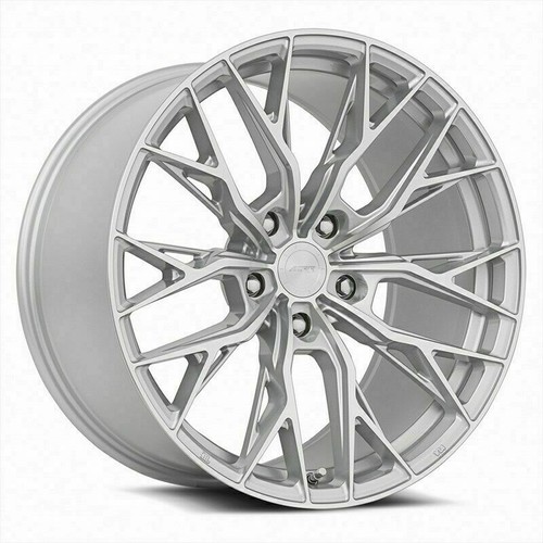 18x8.5 MRR GF5 Wheels 5x114.3 +35 Silver Machined 18" Ground Force Rims ...