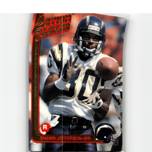 1991 Action Packed Football Shawn Jefferson Rookie Card #47 | eBay