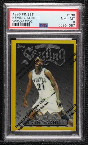 1996-97 Topps Finest - Rare - Gold Kevin Garnett #138 for sale online ...