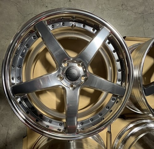 JDM Product WORK Gnosis CVF 9.0J-21in 5H/120 Inset +45 4 wheels 40 seri ...