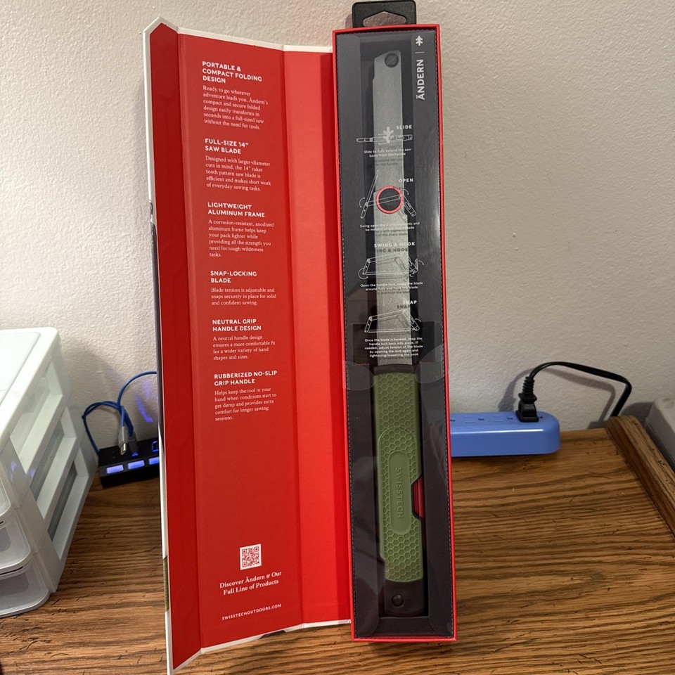 Swiss Tech Folding Bow Saw, Lightweight Packable Camping, Hiking ...