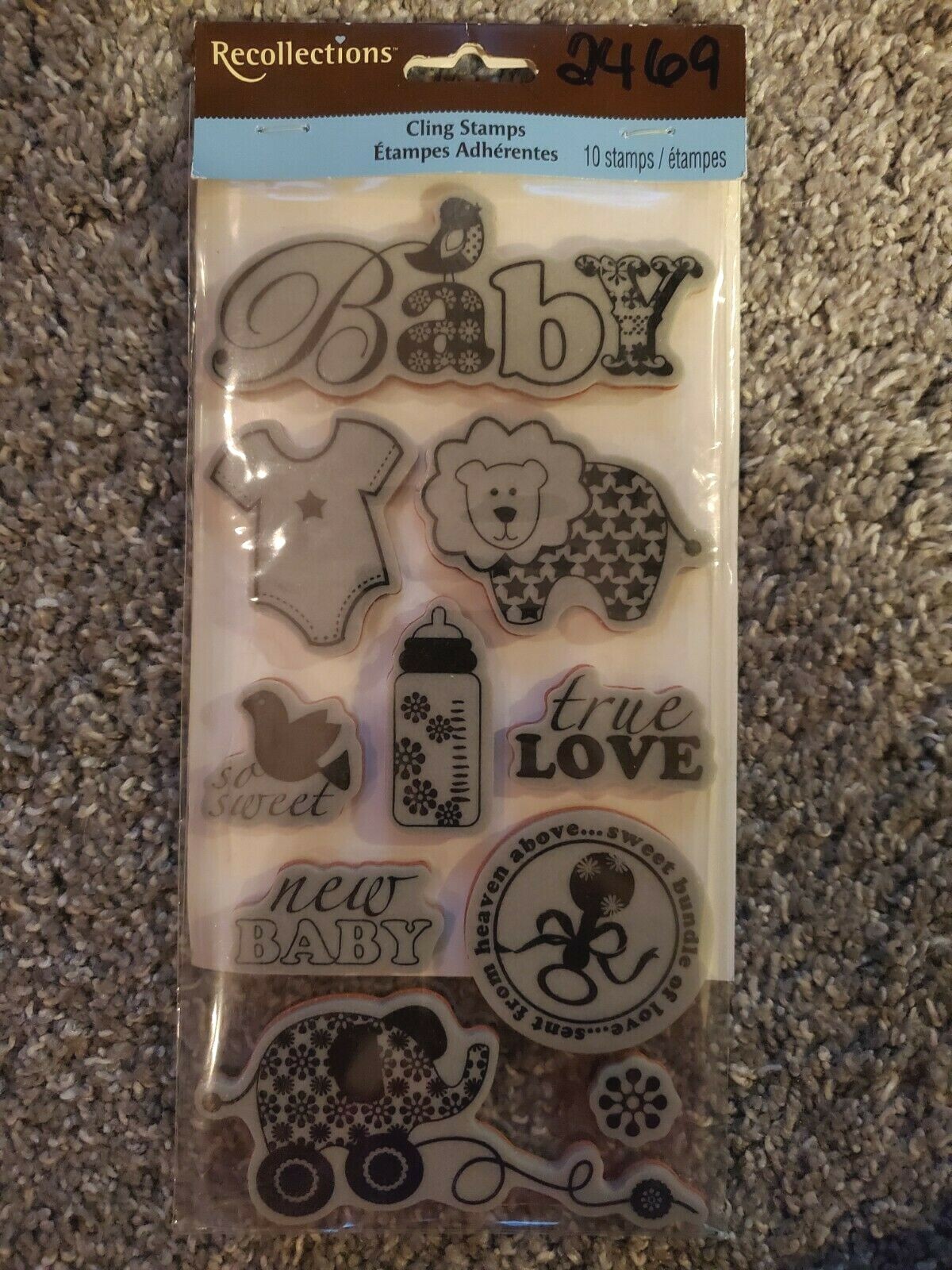 Recollections Cling Stamps New Baby #2469 | eBay