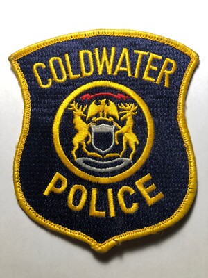Coldwater Michigan Police Patch | eBay