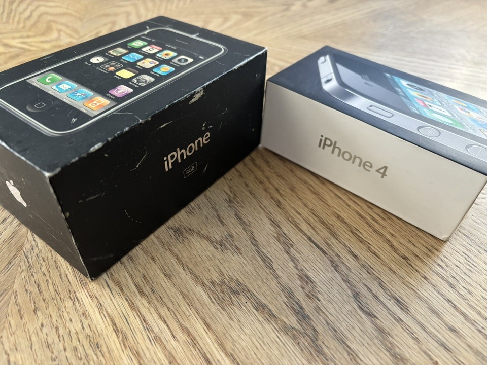 BOXS Only- Original 1st Gen Apple iPhone Empty Box With Booklets ...