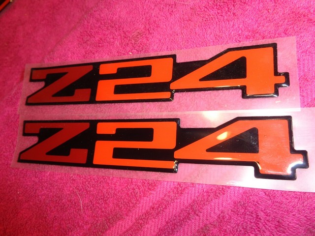 NOS OEM Chevrolet Chevy Cavalier Z24 Nameplate Emblem 1988 - 1992 Red ...