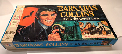Vintage 1969 Milton Bradley Barnabas Collins Dark Shadows Game No Fangs ...