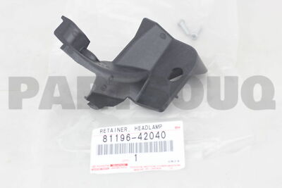 8119642040 Genuine Toyota RETAINER, HEADLAMP 81196-42040 | eBay