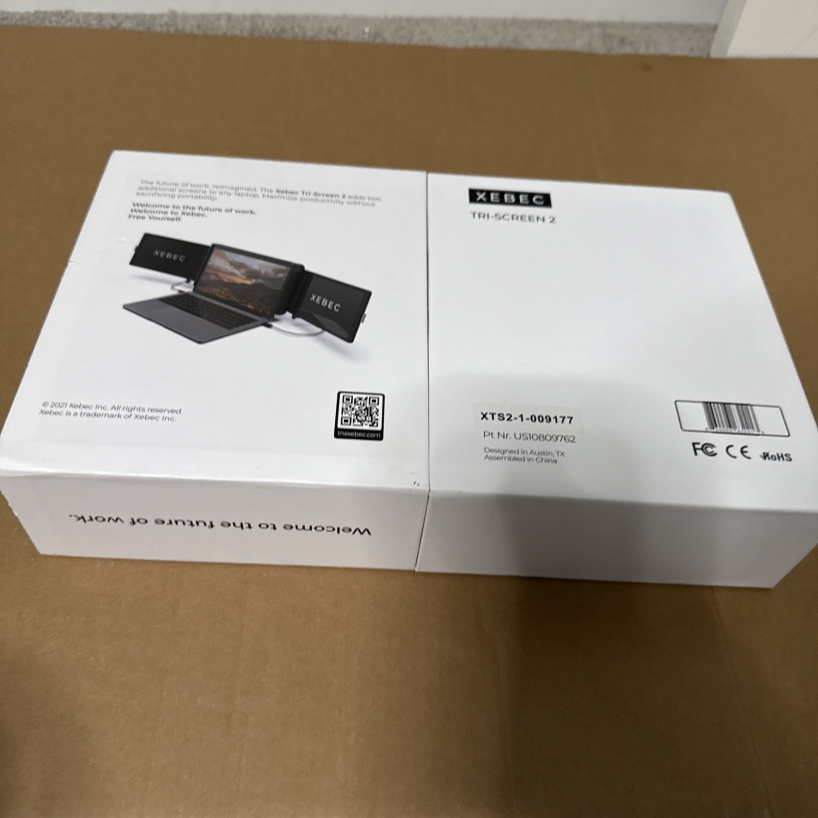 Xebec Tri-Screen 2 (XTS2) 10.1'' IPS LCD Dual Screen Monitor ...