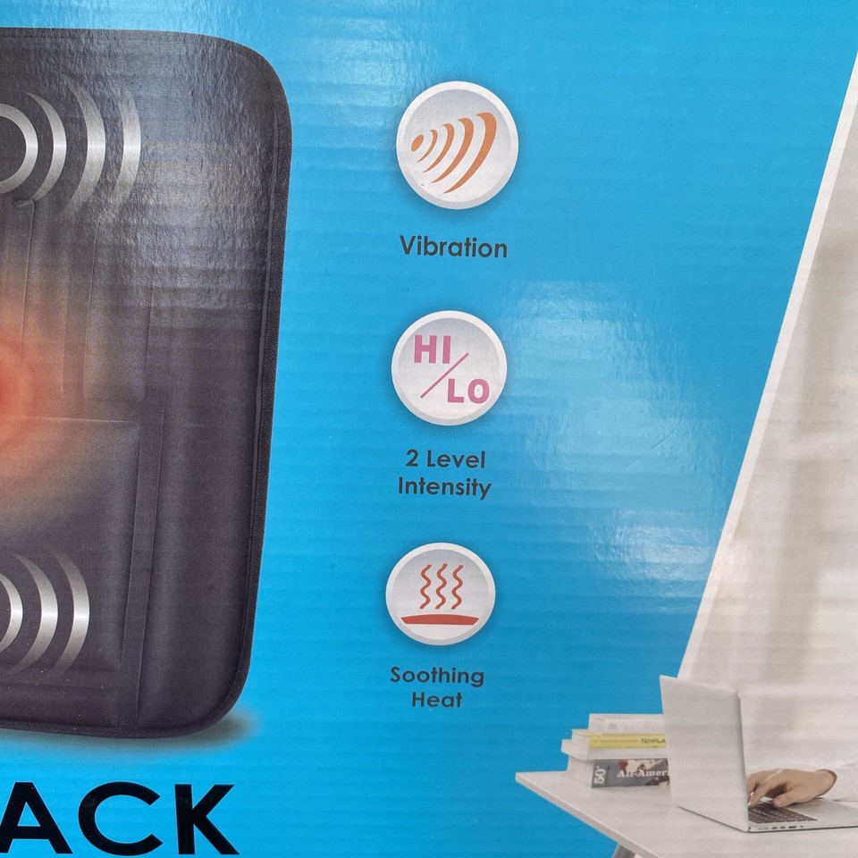 Health Touch Back Massager with Soothing Heat and Vibration | eBay