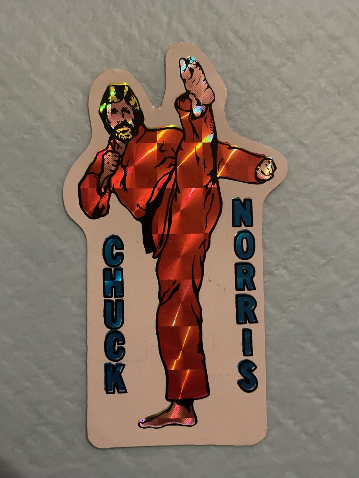 Vintage 1980's CHUCK NORRIS kicking Vending Machine Prism Karate ...