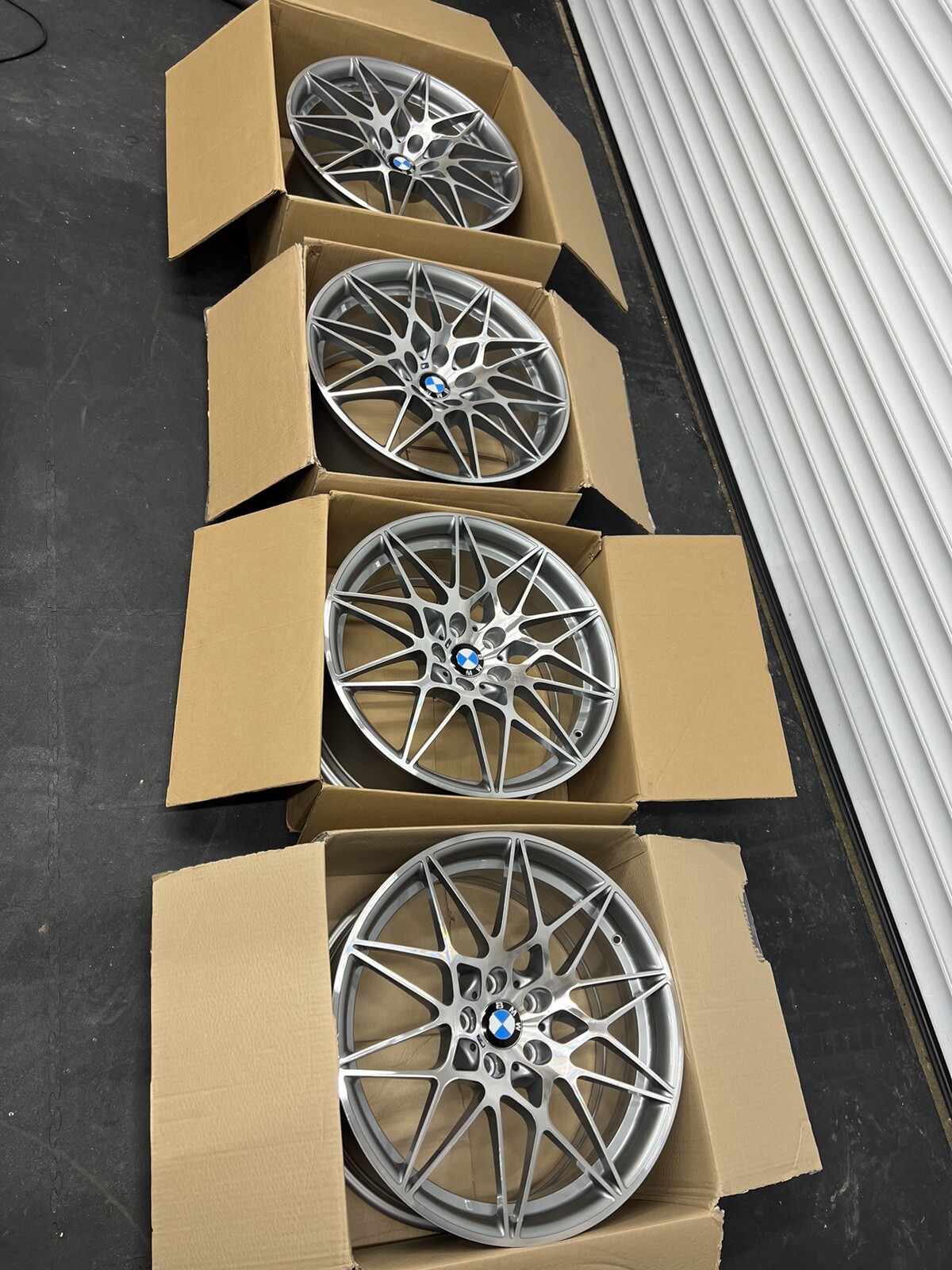 GENUINE BMW 666M GREY FORGED M2 M3 M4 ALLOYS WHEELS COMPETITION F82 F83 ...