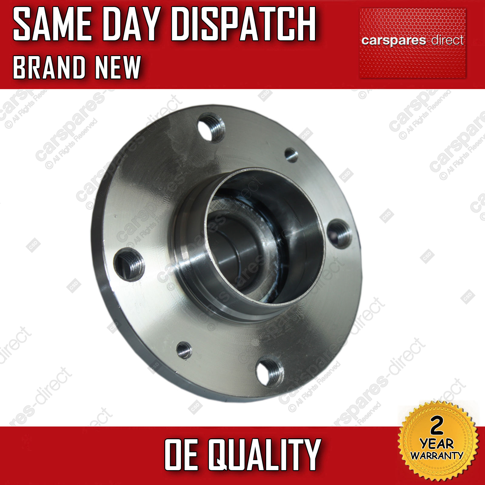 VAUXHALL CORSA E 2014-ON REAR WHEEL HUB & BEARING ASSEMBLY KIT 4 STUD ...