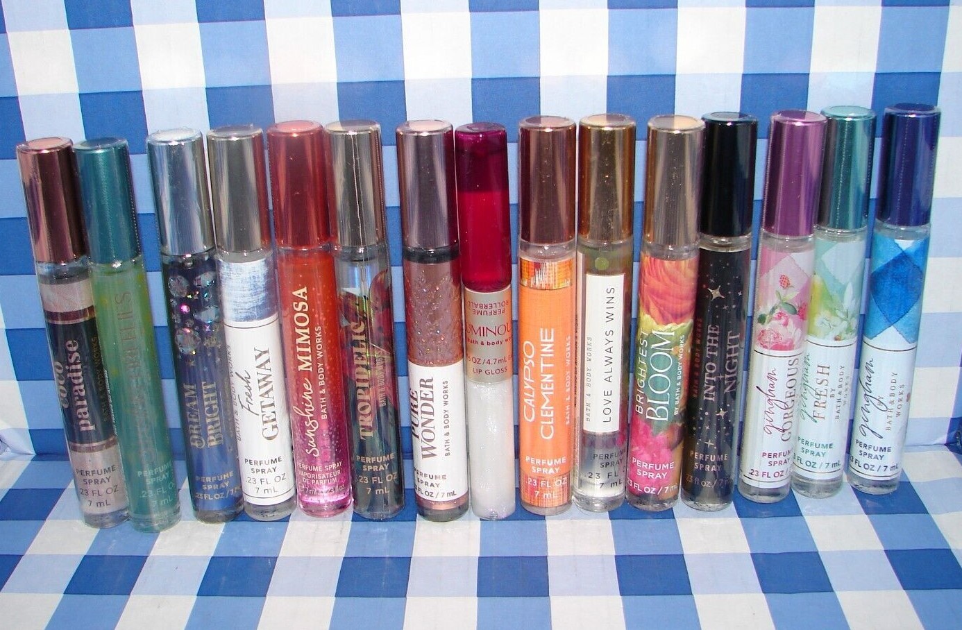 Bath & Body Works MINI PERFUME SPRAY Travel Size .23 FL oz. You Choose ...