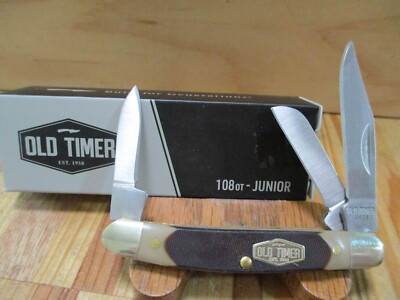New Schrade Old Timer Junior 108OT Stockman Folding Pocketknife - 108OT ...