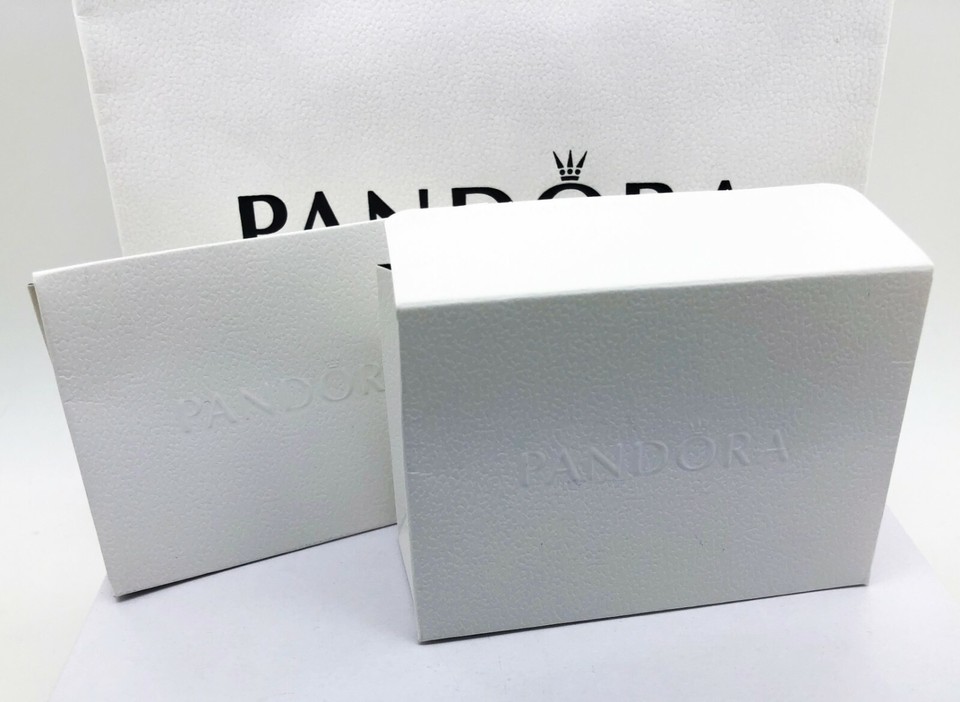 New Authentic Pandora 925 Silver Charm Dog CZ Pave Paw Print Pendant ...