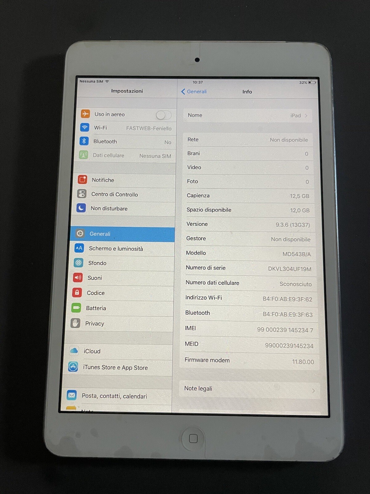 iPad mini 1 Generazione 16Gb WI FI +cellular | eBay