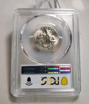 1976 S Silver MS67 Drummer Boy Bicentennial Quarter Gold Toning PCGS ...