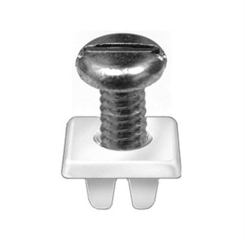 Screw and Nylon Nut License Plate Fastener Assembly, for Ford 379046-S ...