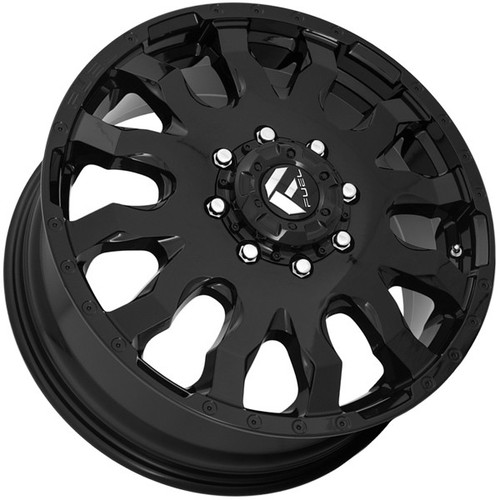Fuel D675 Blitz Dually Front 20x8.25 8x6.5" Gloss Black Wheel Rim 20 ...