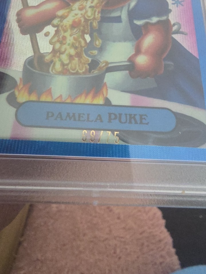 Psa 9 2024 Topps Chrome GPK Garbage Pail Kids Series 7 Pamela Puke 68/ ...