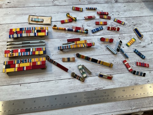 ORIGINAL LARGE WWII AND POST WAR US RIBBON BAR LOT | eBay