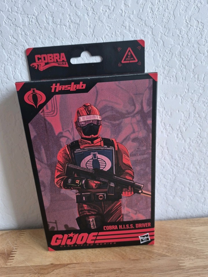GI Joe Classified Haslab HISS Driver Gunner Tactician #99 EMPTY BOX ...