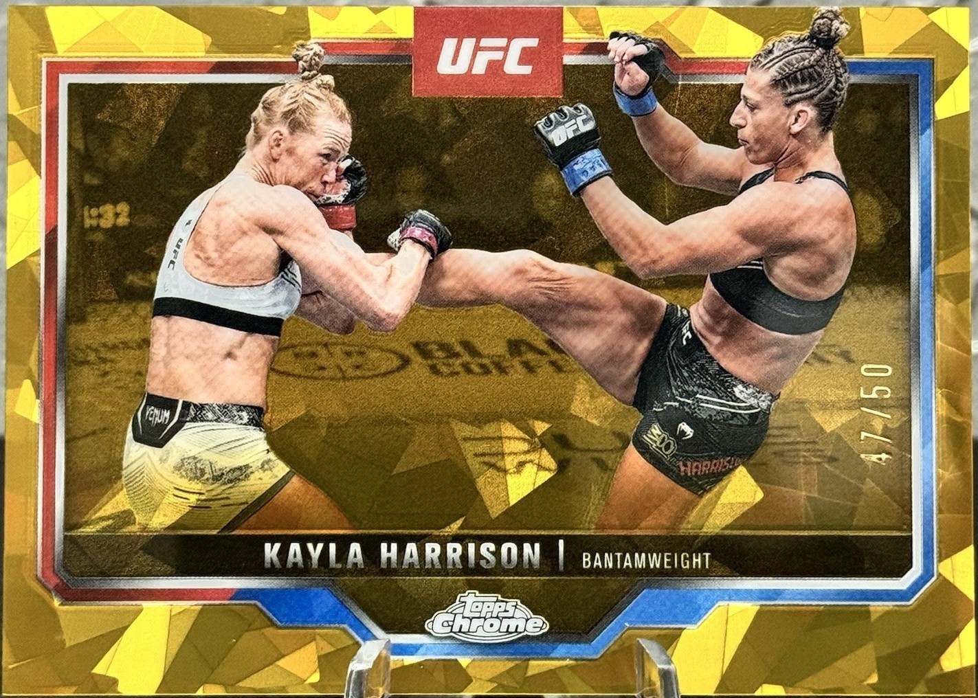 2025 Topps Chrome UFC Sapphire Edition - Kayla Harrison, Kayla Harrison ...