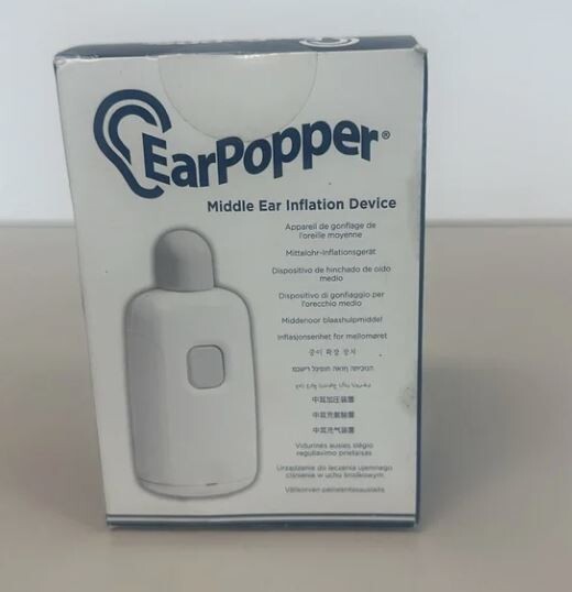 NEW EarPopper AUTHENTIC EP2100 Eustachian Tube Ear Canal Relief ...
