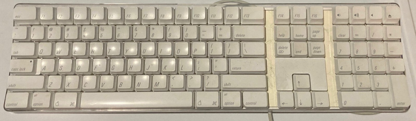 Apple A1048 Wired USB Keyboard - White | eBay