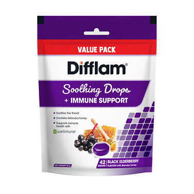 Difflam Soothing Drops + Immune Support Elderberry 42 Drops | eBay ...
