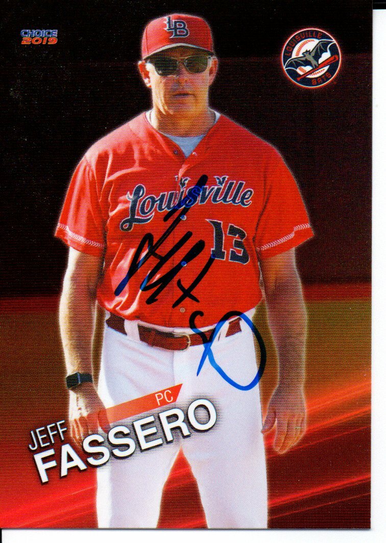 Jeff Fassero 2019 Louisville Bats Signed Card | eBay