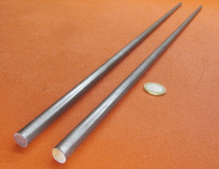 4140 Alloy Steel CF Rod Round Bar, 7/16" Dia. x 3 Ft Length, 2 Units, 6 ...