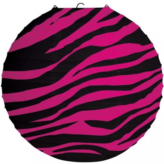 Hot Pink Zebra Paper