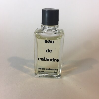 Vintage Paco Rabanne Eau De Calandre Cologne Mini Fragrance Bottle ...