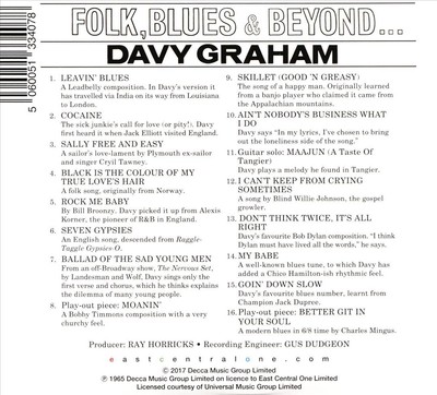DAVY GRAHAM FOLK, BLUES & BEYOND... NEW CD 5060051334078| eBay