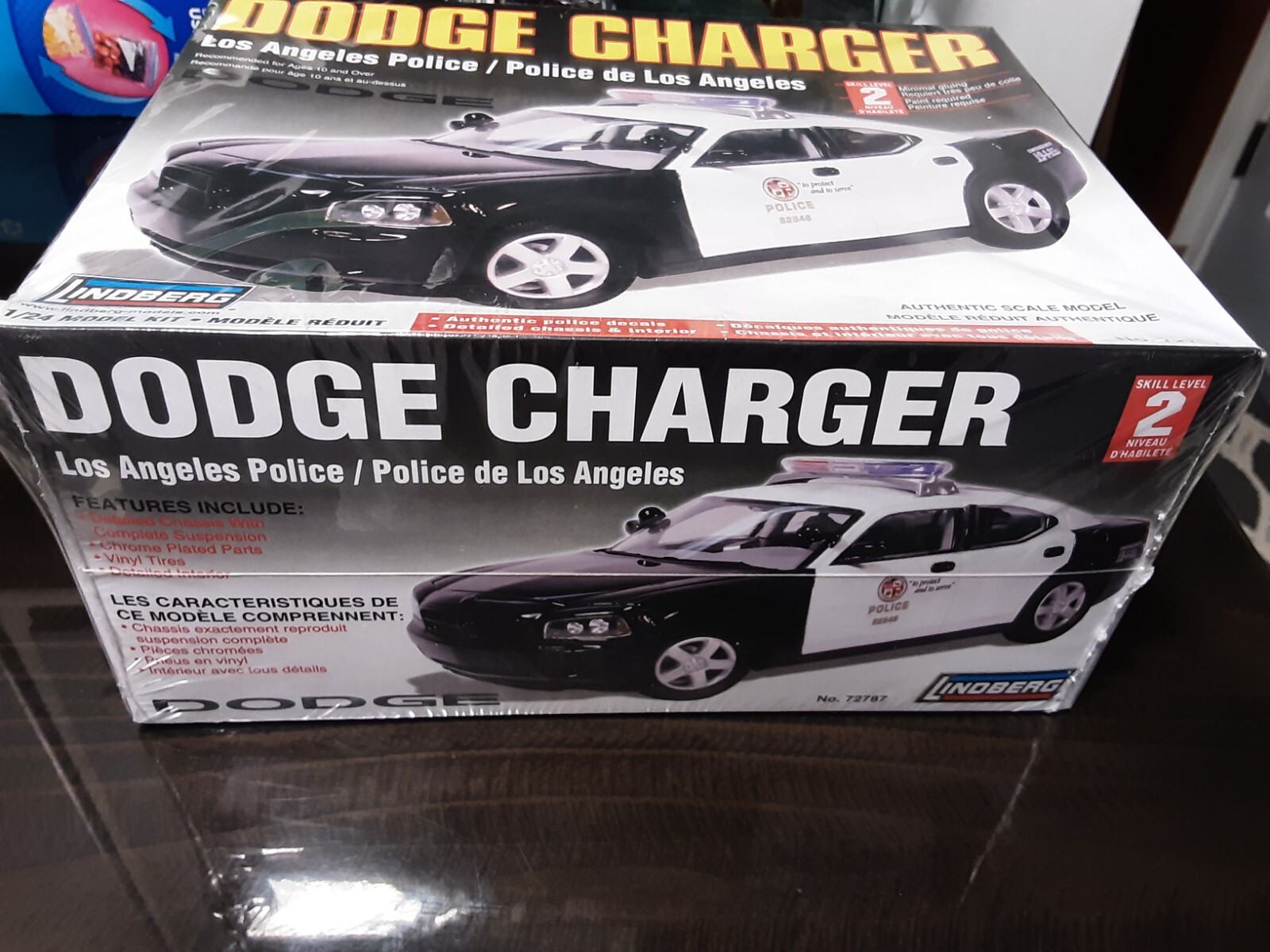 LINDBERG DODGE CHARGER LOS ANGELES POLICE MODEL KIT FACTORY SEALED | eBay